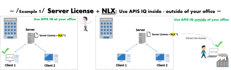NETWORK license (Server license) + NLX for the better use of APIS IQ ...